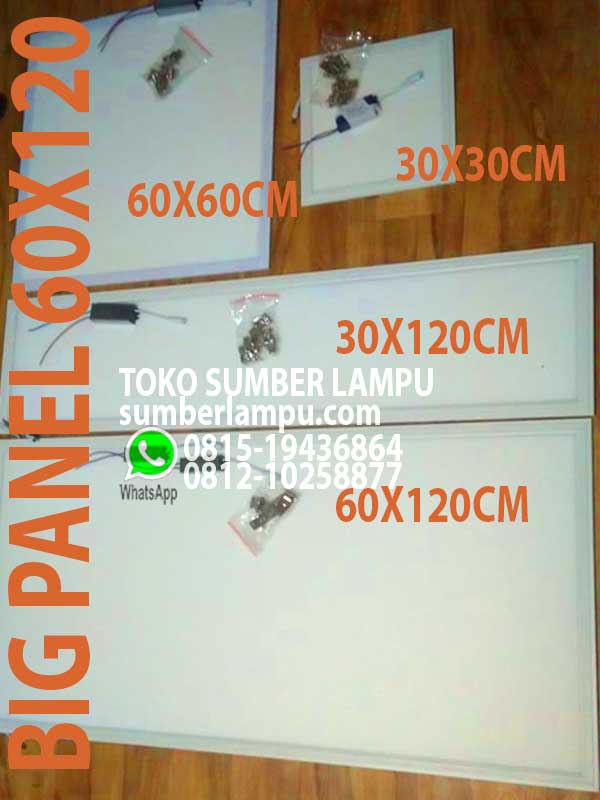 Jual Lampu 60x120cm 72w Big Panel LED | sumberlampu.com