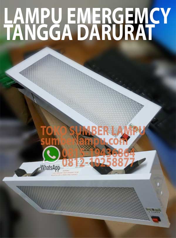 JUAL Lampu Emergency Tangga Darurat 1,2W | Sumber Lampu