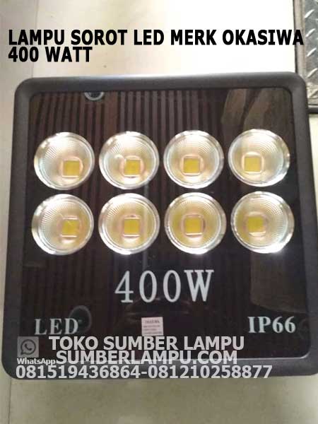 Lampu Sorot LED merk Okasiwa 400 watt | sumberlampu.com